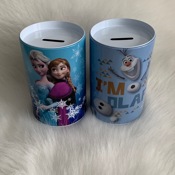 the tin box company | Toys | Frozen Themed Kids Coin Banks Blue And ...